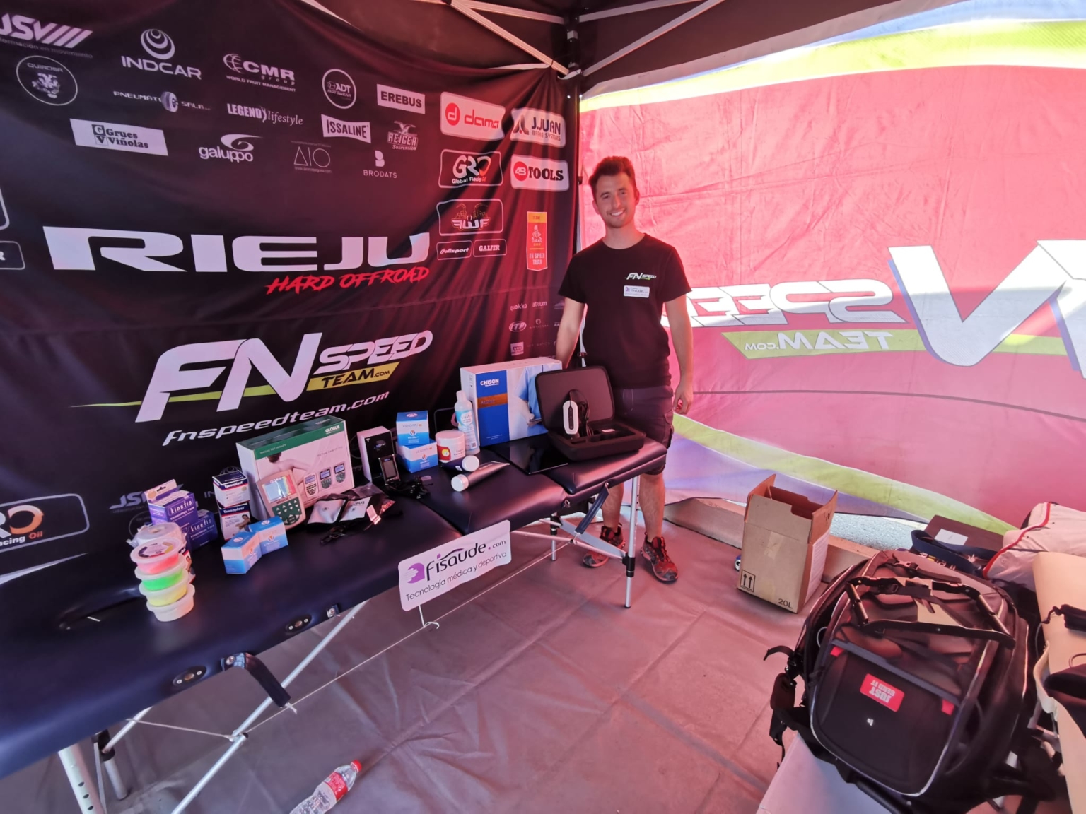 Nuestra tecnología médica en manos del FN Speed Team - Fisioterapia ...